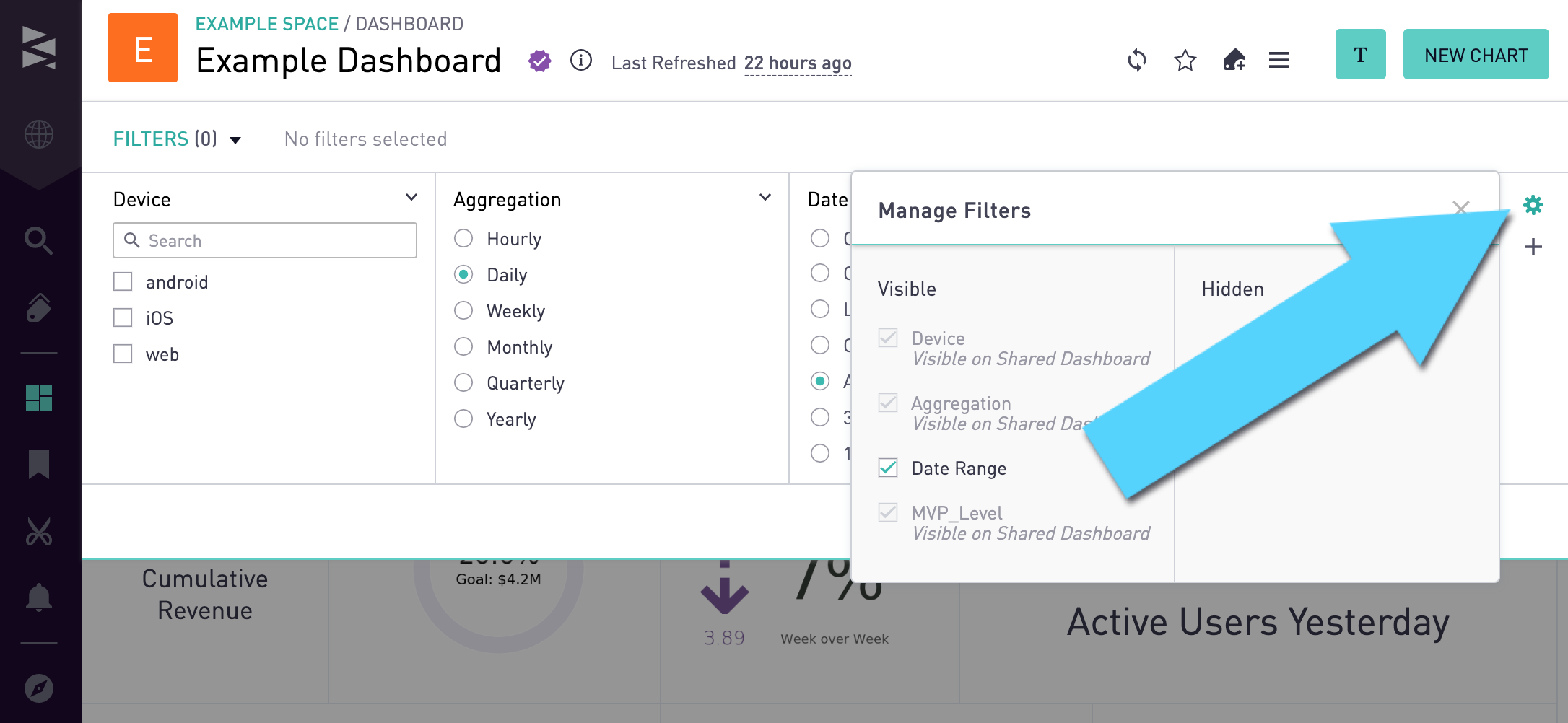 Adding, Moving, and Removing an Existing Filter | Sisense for Cloud Data Teams